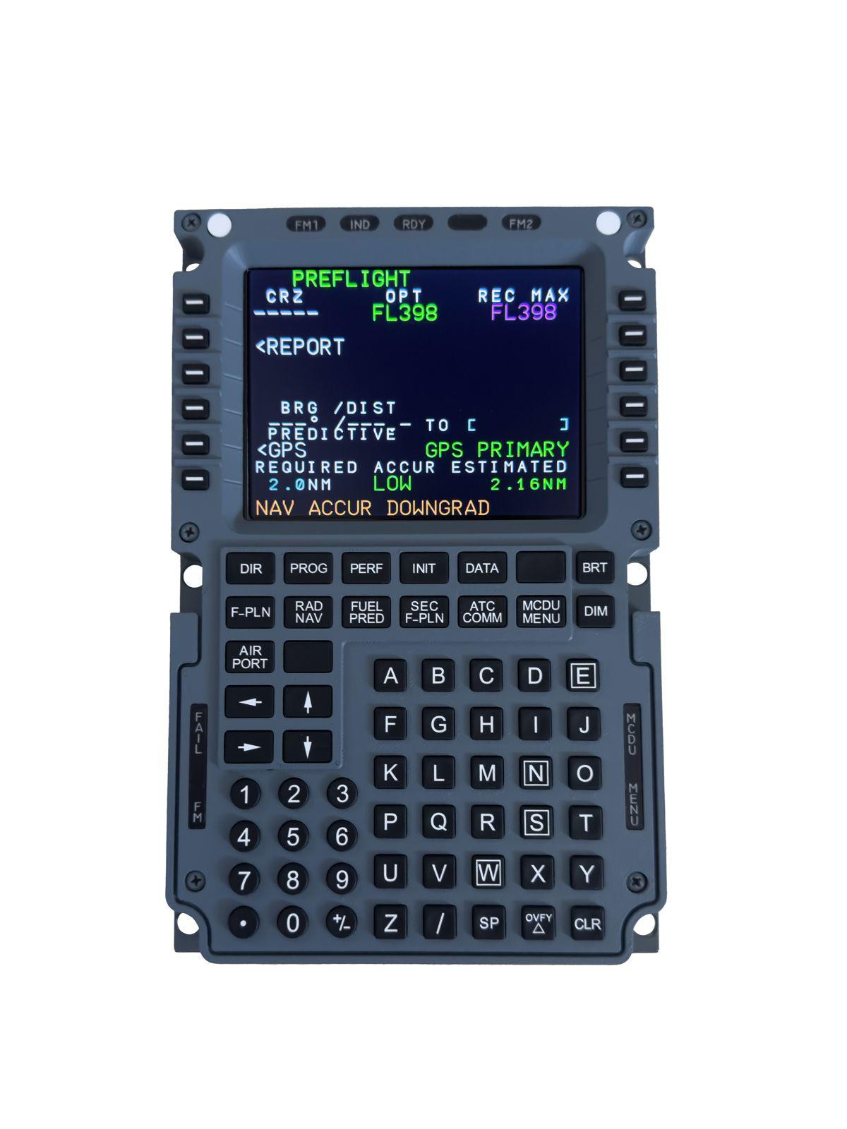 Display Unità Centrale Airbus A320 replica in scala 1:1 – IFR Supplies